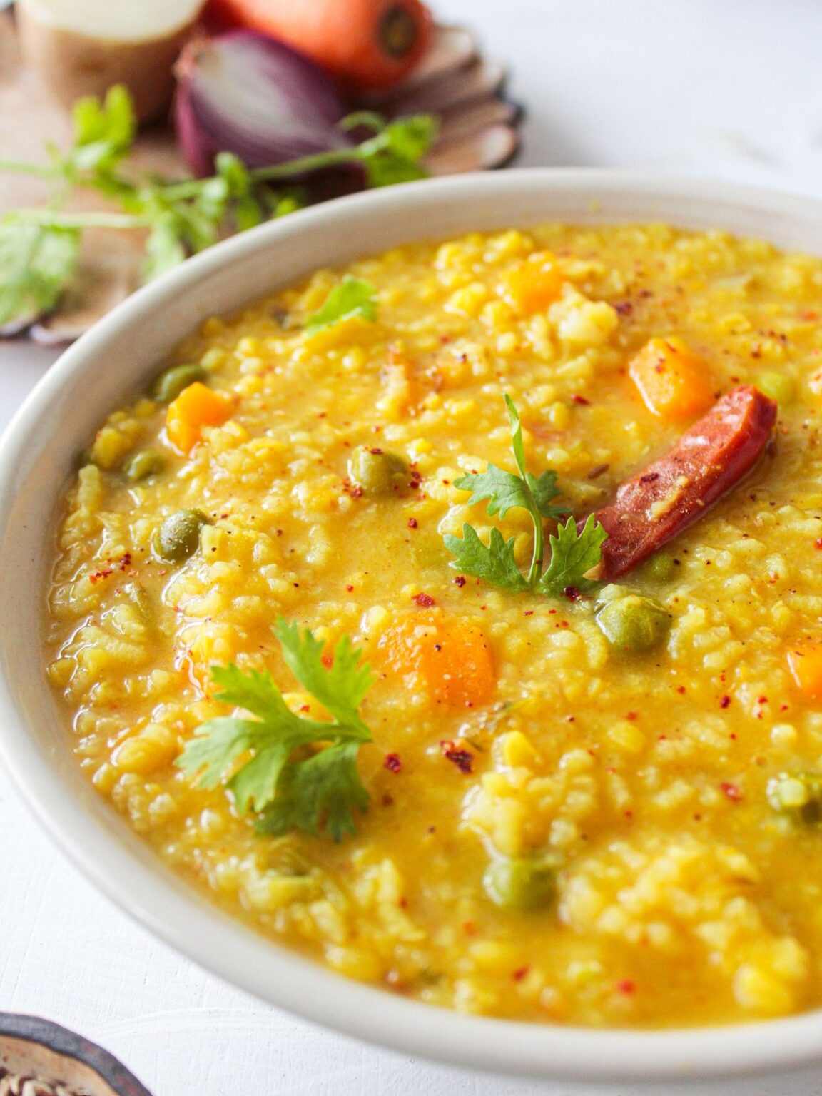 Indian Khichdi Recipe: Rice and Lentil Porridge - Cooking The Globe