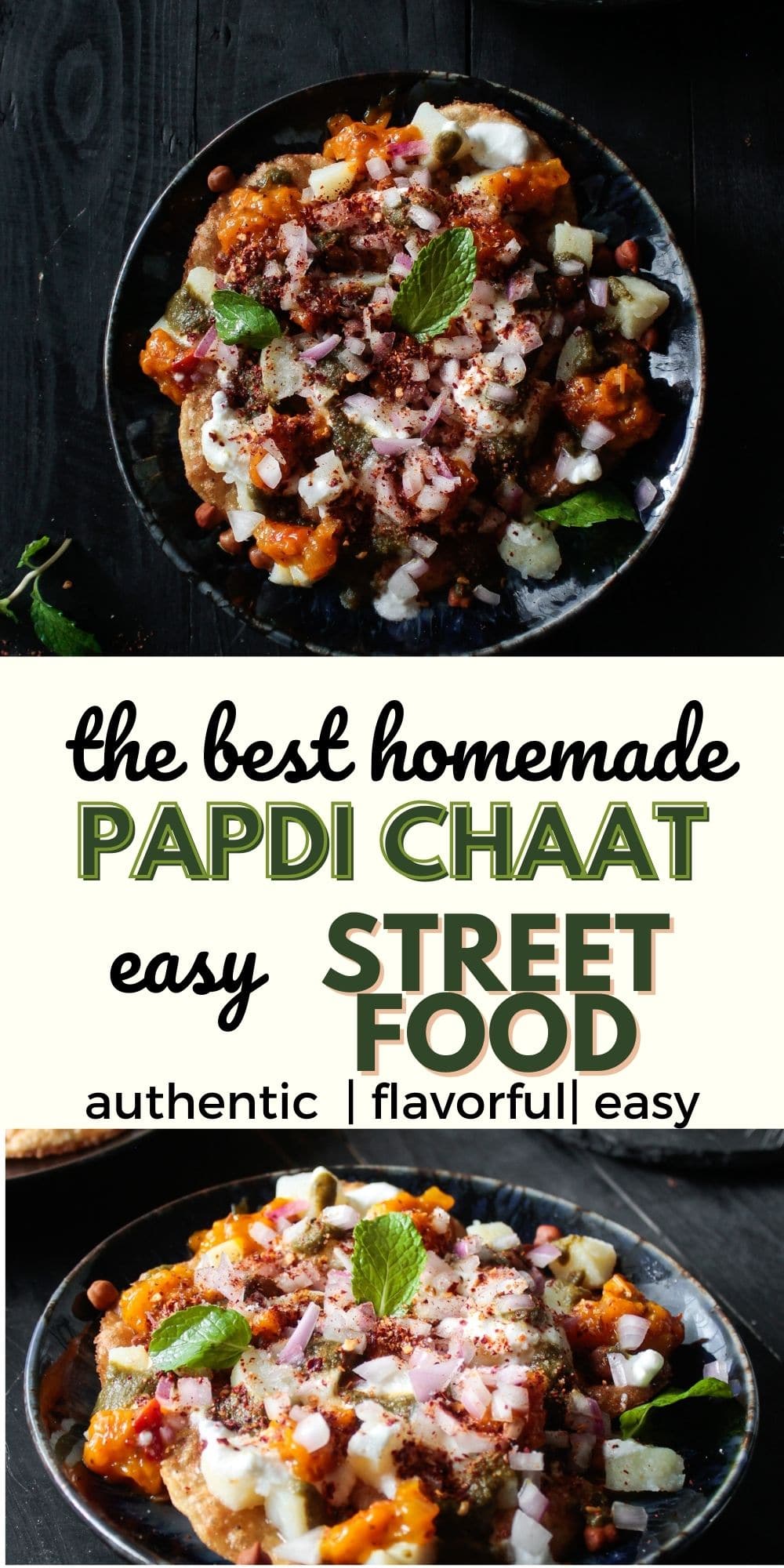 Indian Papdi Chaat Street Food Snack Recipe - Cooking The Globe