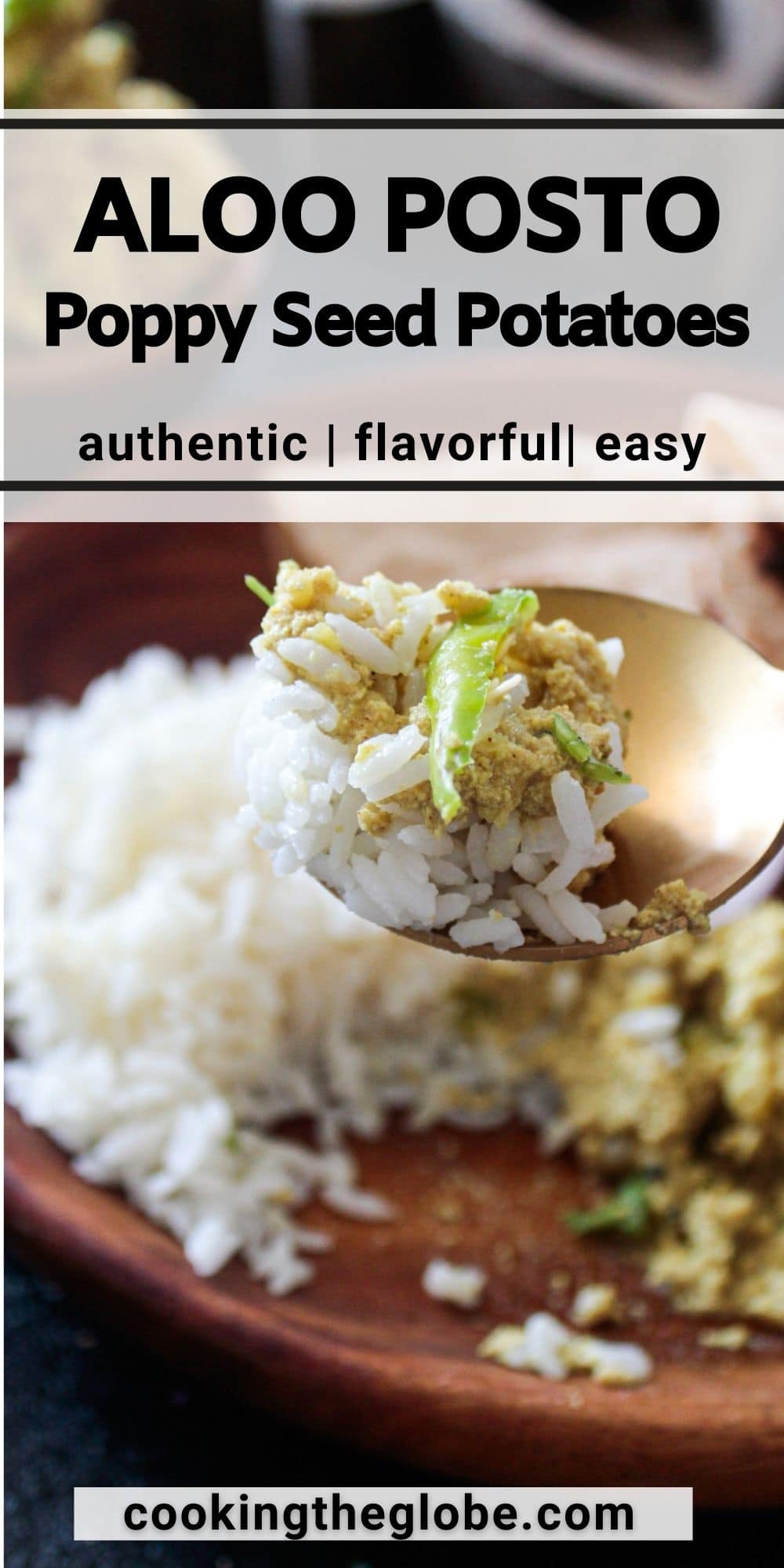 Aloo Posto Bengali Poppy Seed Potatoes - Cooking The Globe