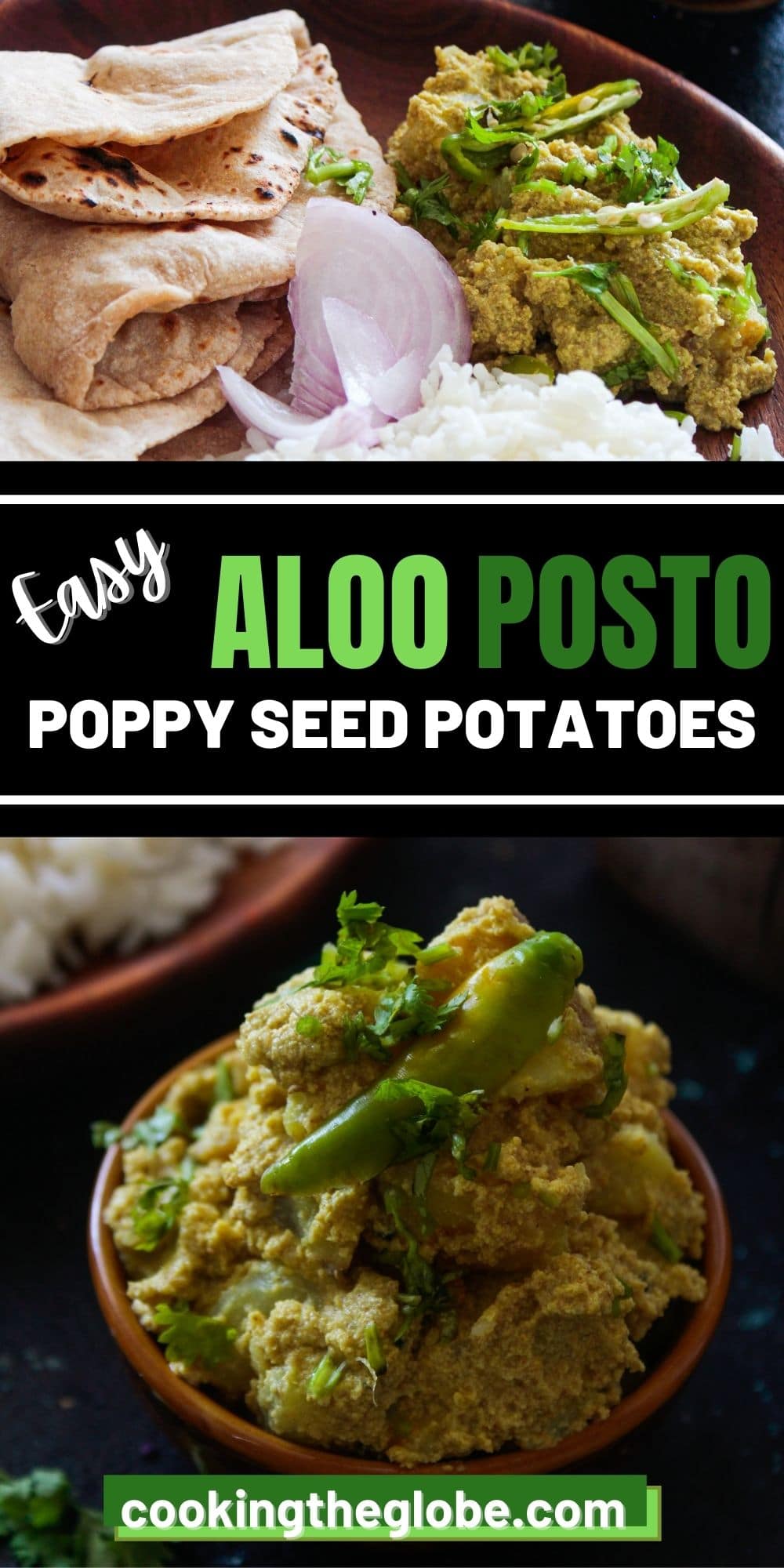 Aloo Posto Bengali Poppy Seed Potatoes - Cooking The Globe