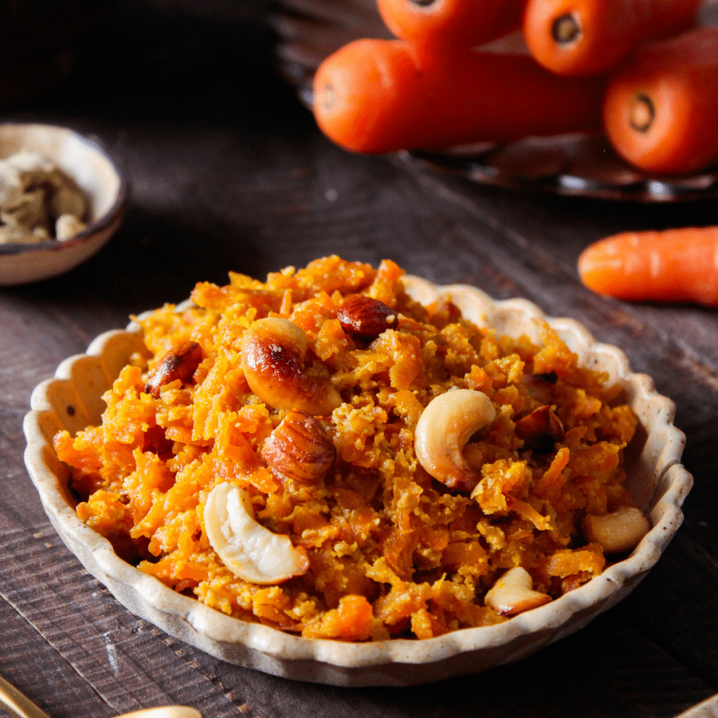 Indian Carrot Halwa Recipe Gajar Ka Halwa With Jaggery
