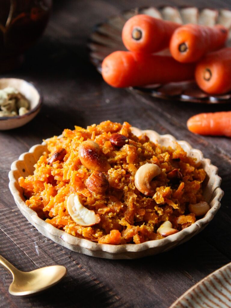 Indian Carrot Halwa Recipe: Gajar ka Halwa with Jaggery
