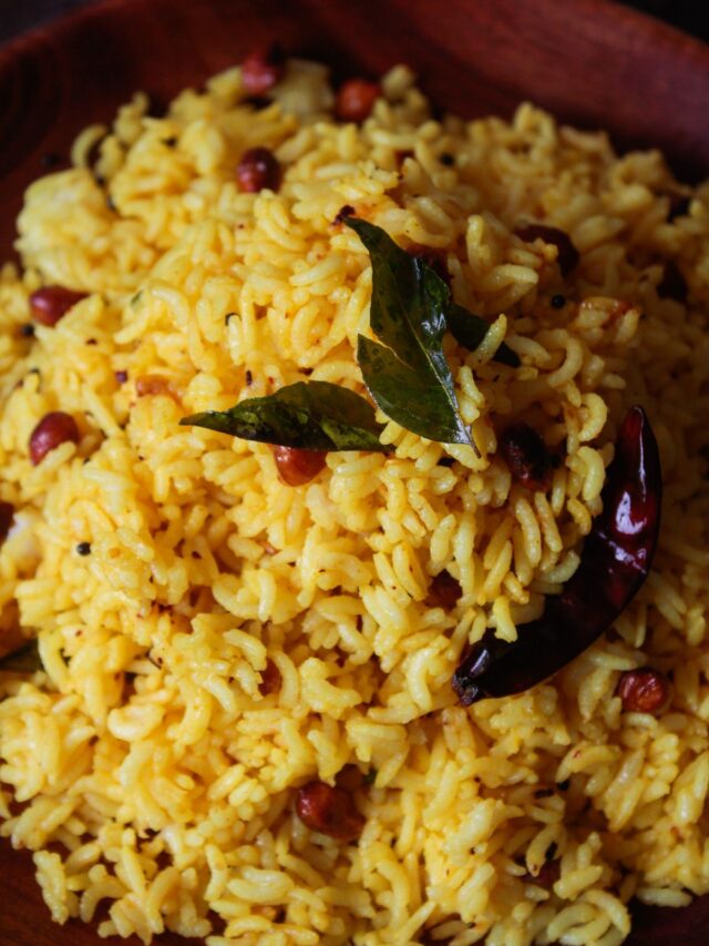 Hot and Spicy Indian Lemon Rice Recipe - Cooking The Globe