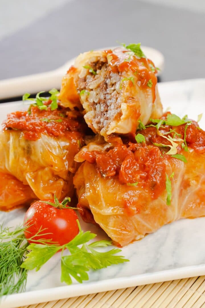 Stuffed Cabbage Rolls Sarma Recipe - Cooking The Globe