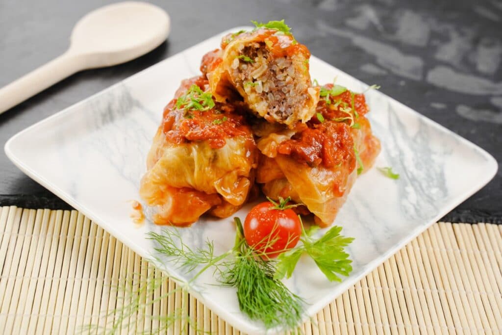 Stuffed Cabbage Rolls Sarma Recipe - Cooking The Globe
