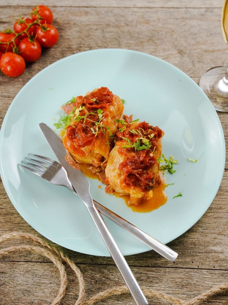 Sarma Stuffed Cabbage Rolls - Cooking The Globe