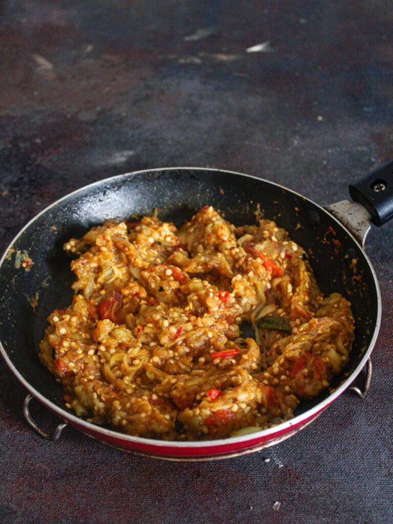 Smoky Baingan Bharta Roasted Mashed Eggplant Recipe