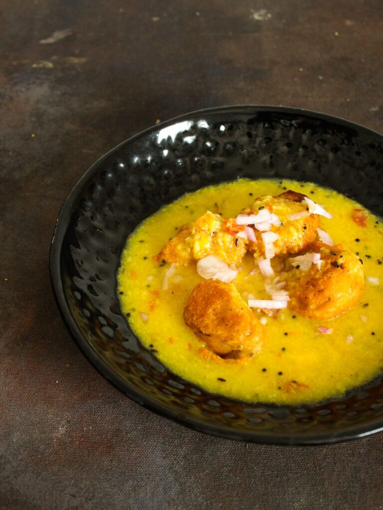 Indian Bonda Soup with Lentil Fritters - Cooking The Globe