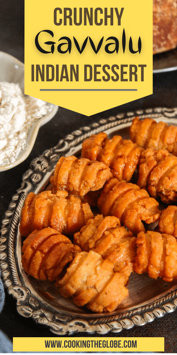 Indian Gavvalu Dessert Recipe Made with Jaggery - Cooking The Globe