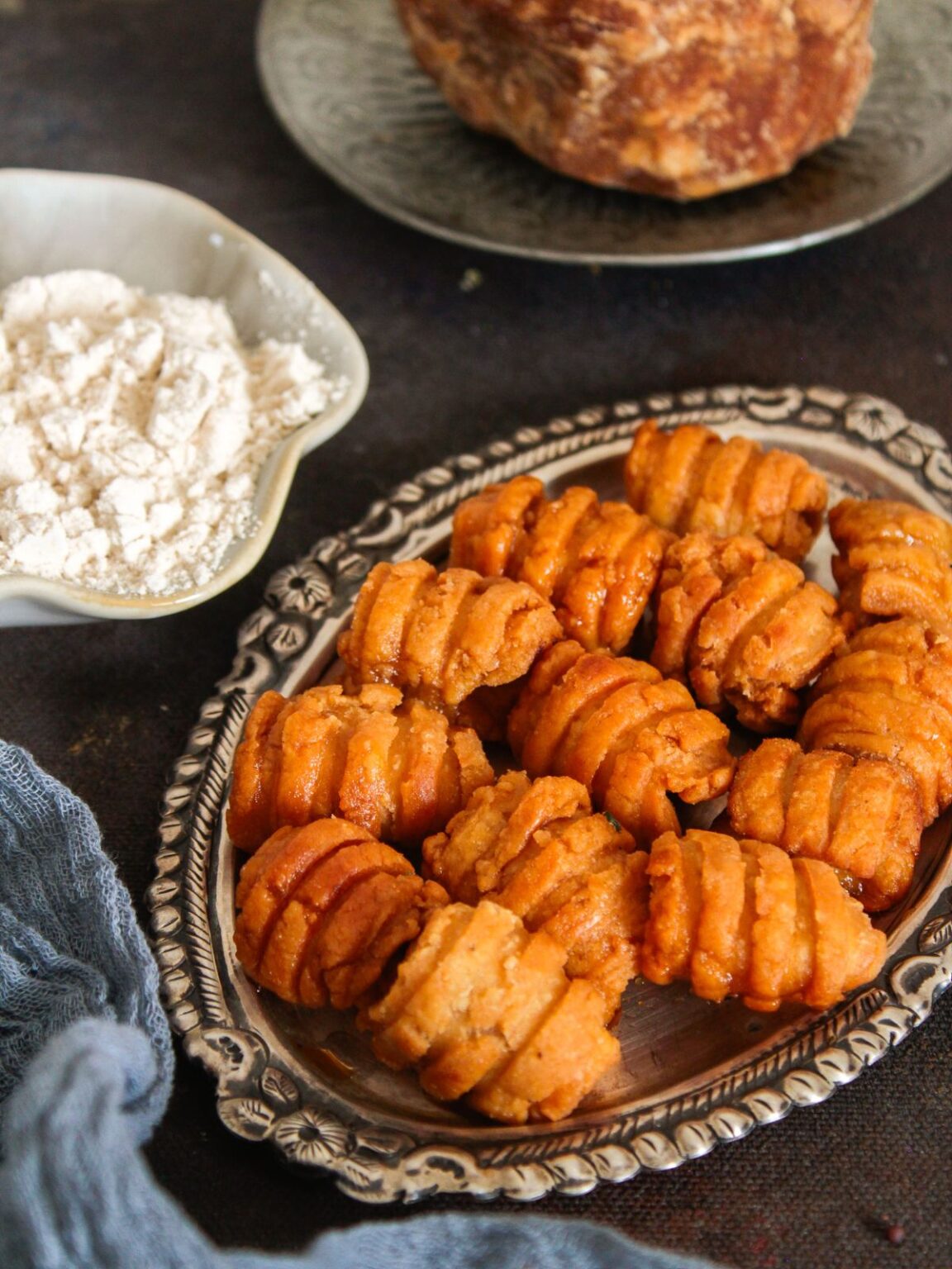 Indian Gavvalu Dessert Recipe Made with Jaggery - Cooking The Globe