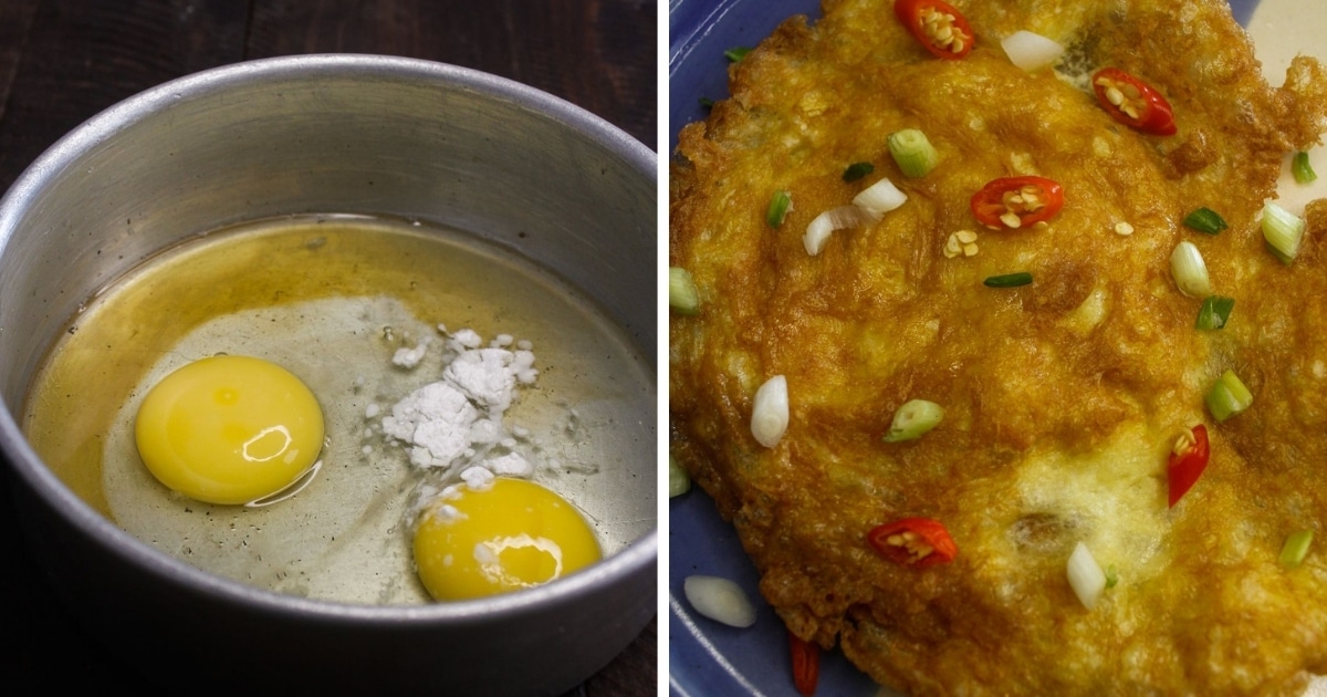 Crispy Thai Omelet Recipe - Cooking The Globe