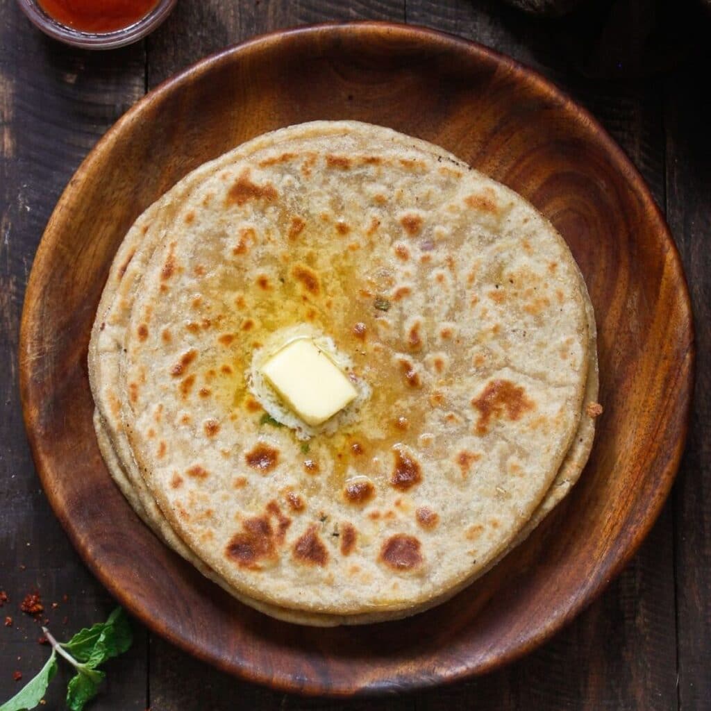 Easy Aloo Paratha Recipe: Stuffed Indian Flatbread - Cooking The Globe