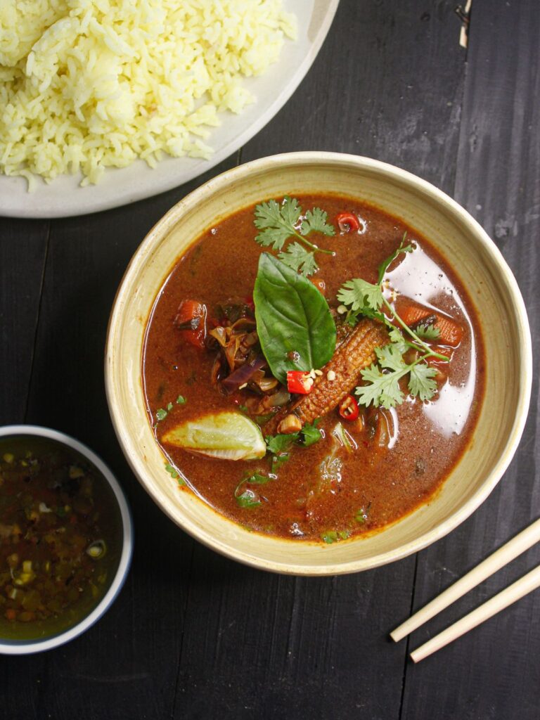 Easy Thai Red Curry Recipe - Cooking The Globe