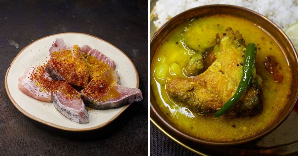 Indian Fish in Lemony Potato Gravy - Cooking The Globe