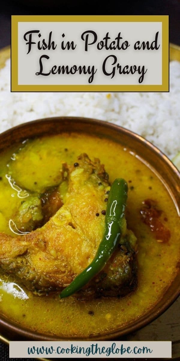 Indian Fish in Lemony Potato Gravy - Cooking The Globe