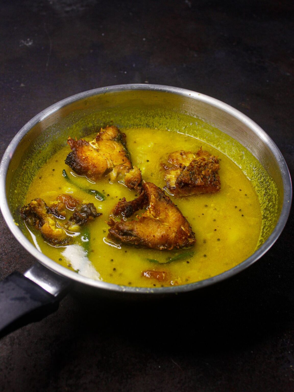 Indian Fish in Lemony Potato Gravy - Cooking The Globe