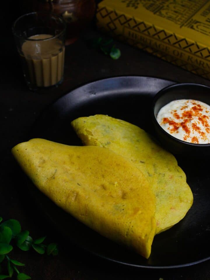 Yellow Moong Chilla: Savory Breakfast Crepes - Cooking The Globe