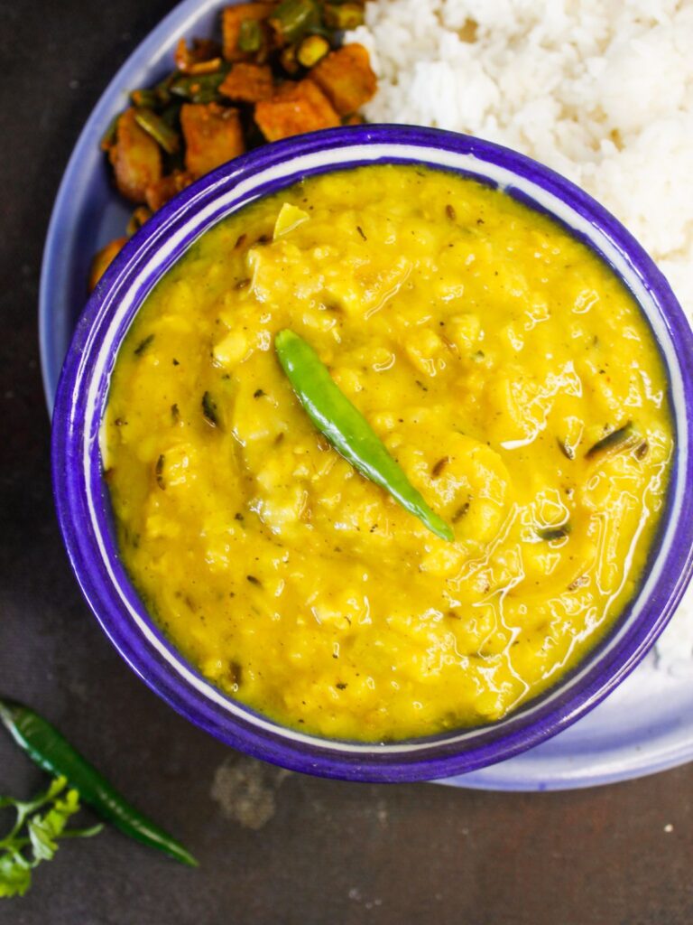 Assamese Fermented Bamboo Shoot Dal - Cooking The Globe