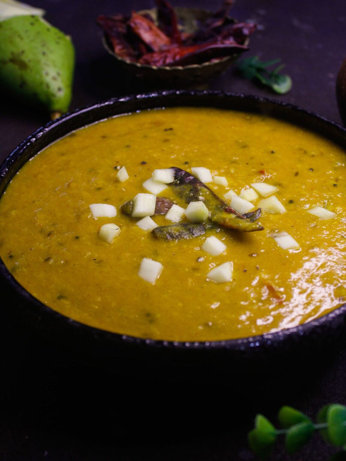 Tangy Mango Dal Recipe - Cooking The Globe