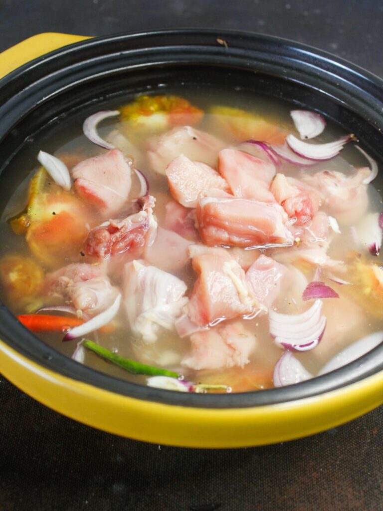 Naga-Style Chicken With Fermented Bamboo Shoot - Cooking The Globe