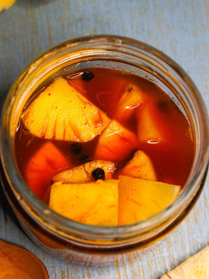 Pineapple Acharu: Sri Lankan Pineapple Pickle - Cooking The Globe