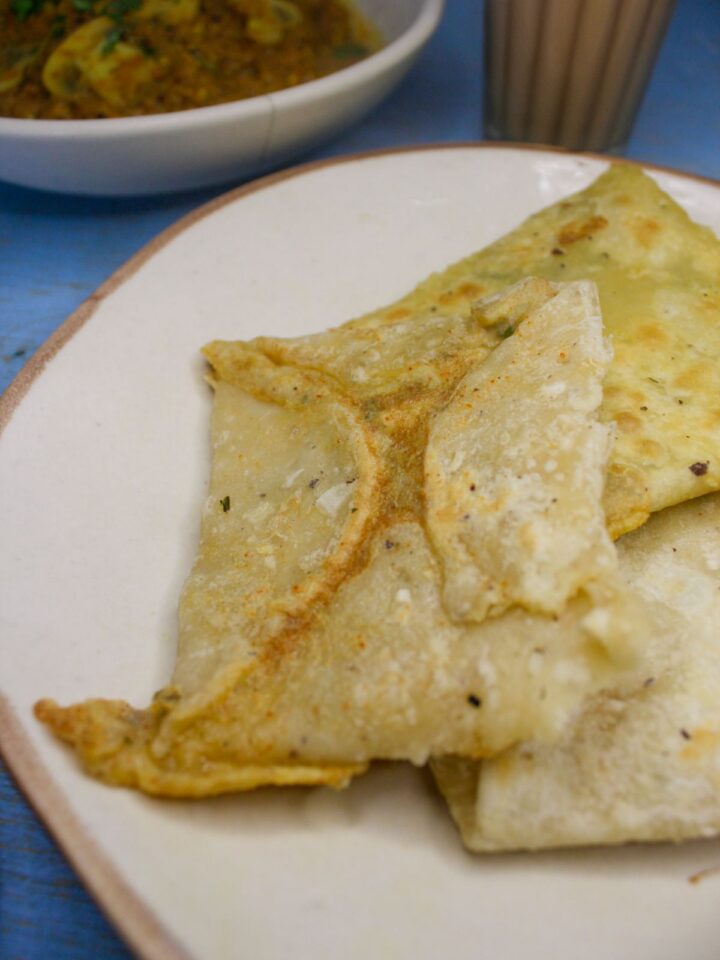 Crispy Sri Lankan Egg Roti - Cooking The Globe