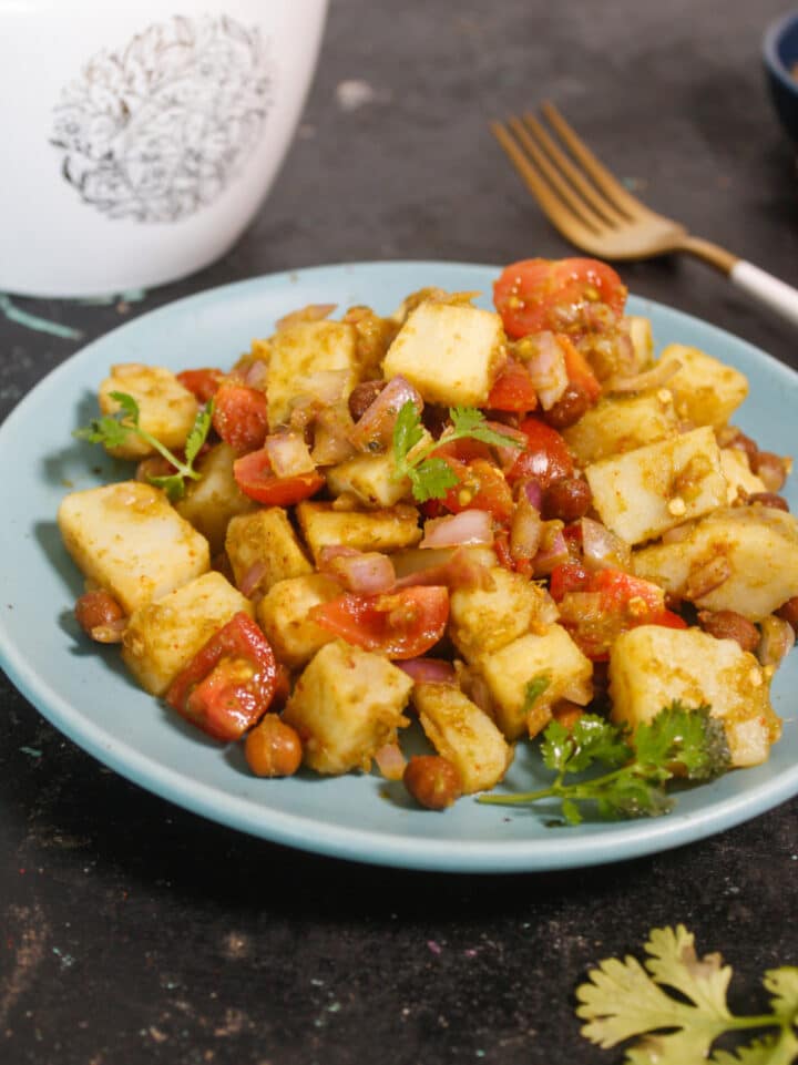 Sweet Potato Chaat: Healthy Indian Snack - Cooking The Globe