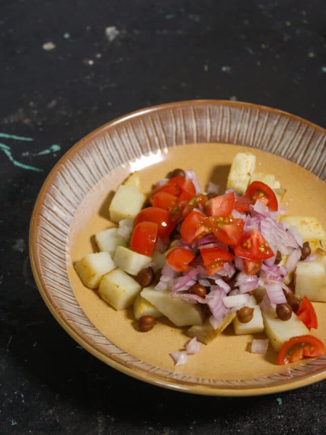 Sweet Potato Chaat: Healthy Indian Snack - Cooking The Globe
