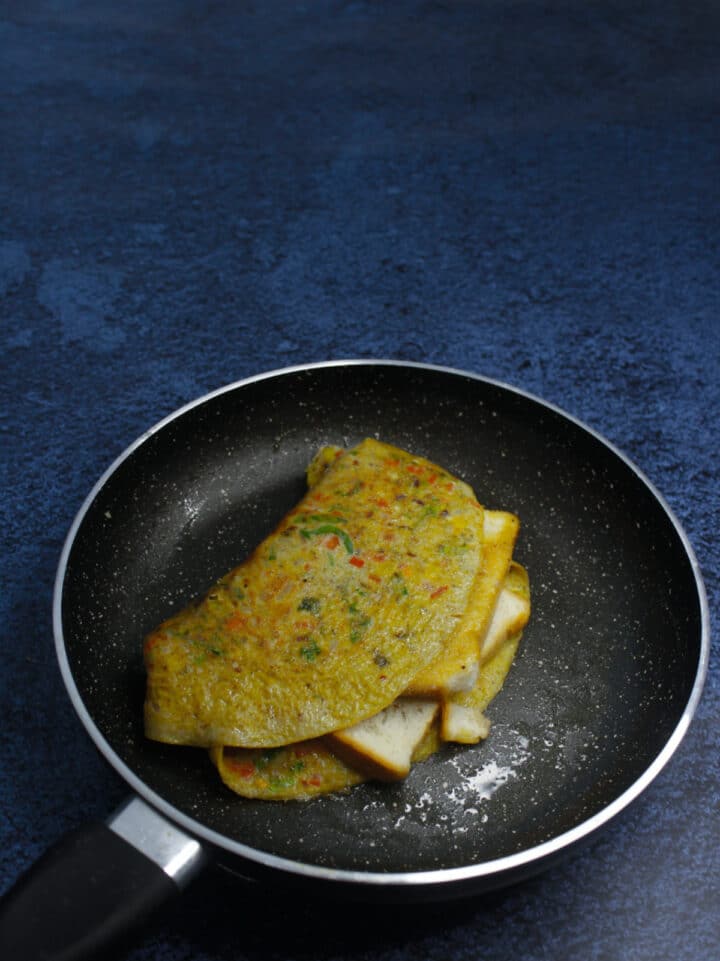 Bread Omelet: Easy Indian Style Breakfast - Cooking The Globe
